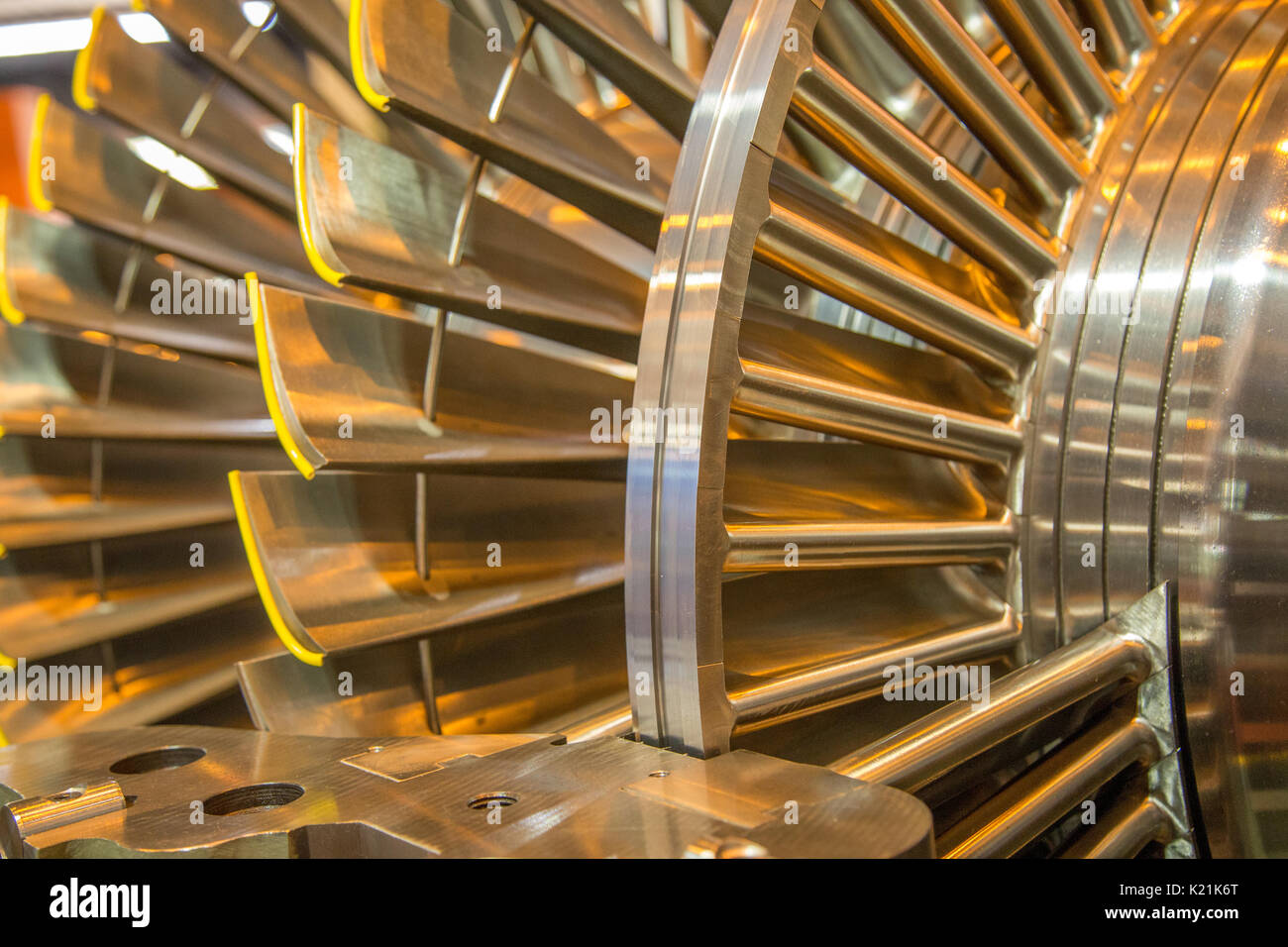 turbine rotor internal steel machine Stock Photo - Alamy