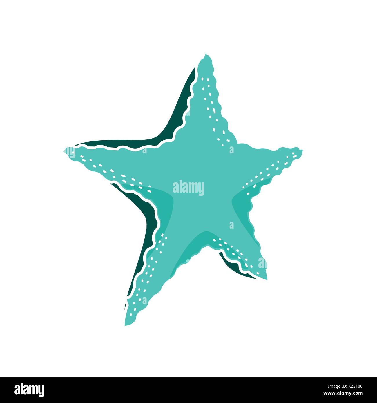 elegant Starfish illustration, sea creature symbol, symbol design ...