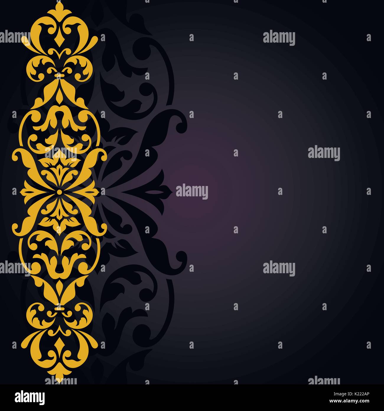 Floral pattern for invitation card Stock Vector Image & Art - Alamy