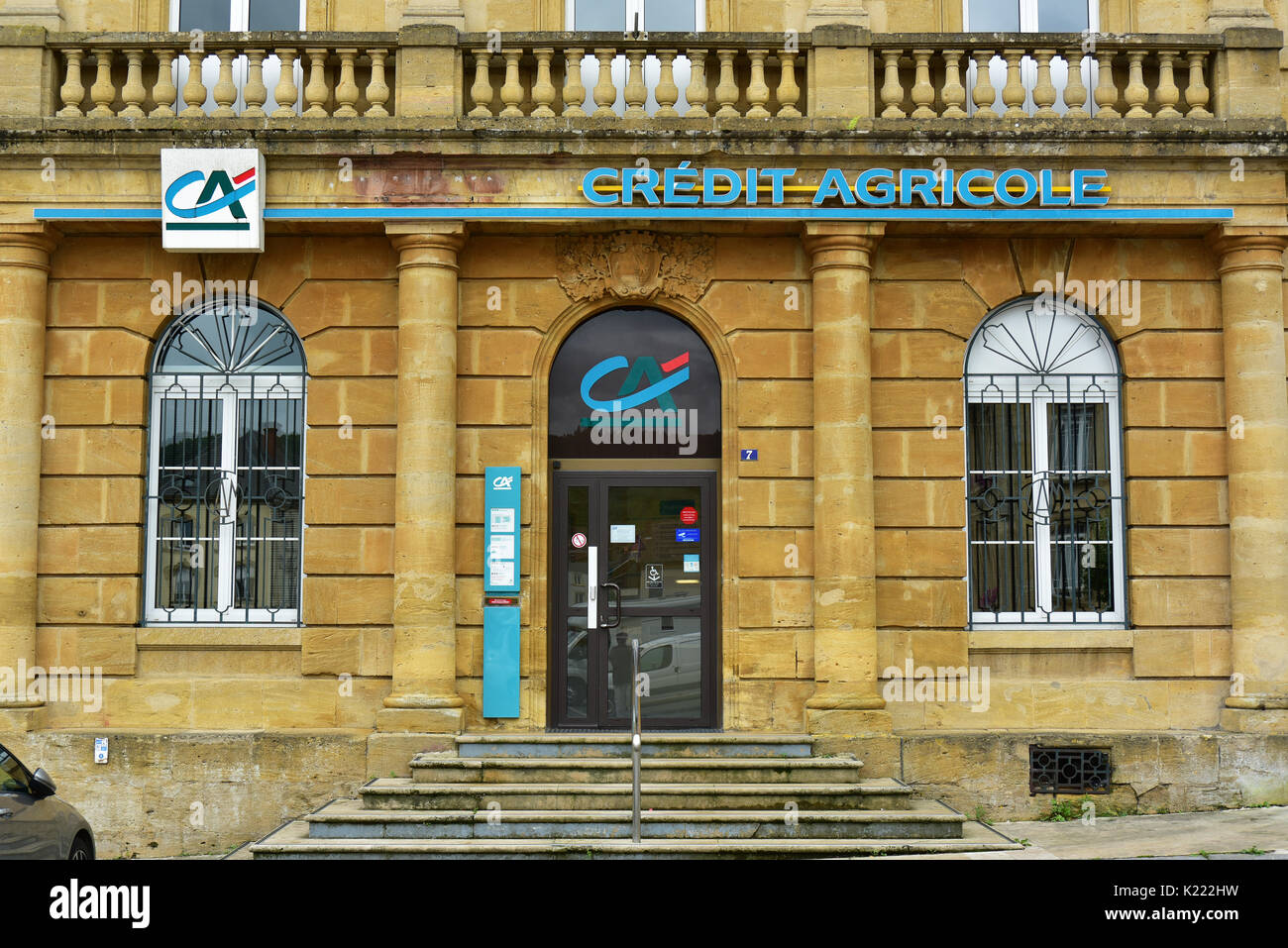 Branch of Credit Agricole Stock Photo - Alamy
