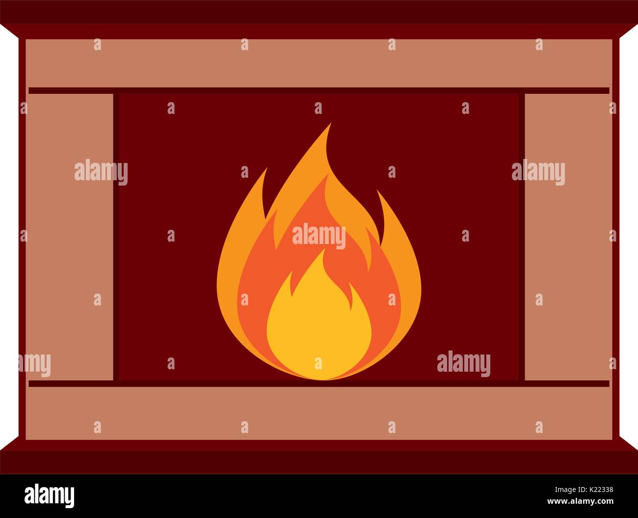 christmas chimney isolated icon Stock Vector Image & Art - Alamy