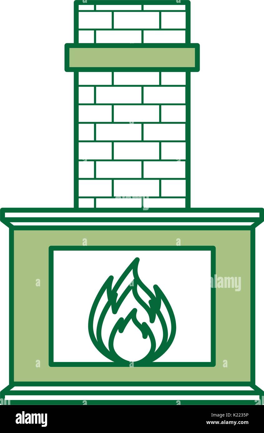christmas chimney isolated icon Stock Vector Image & Art - Alamy