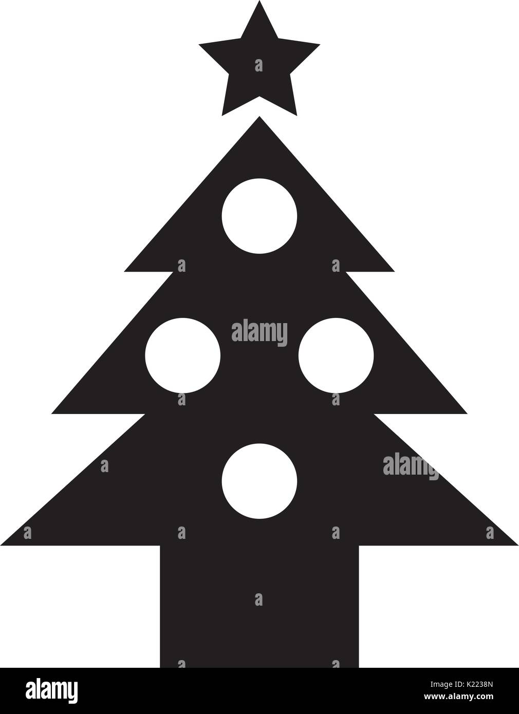 pine tree isolated icon Stock Vector Image & Art - Alamy