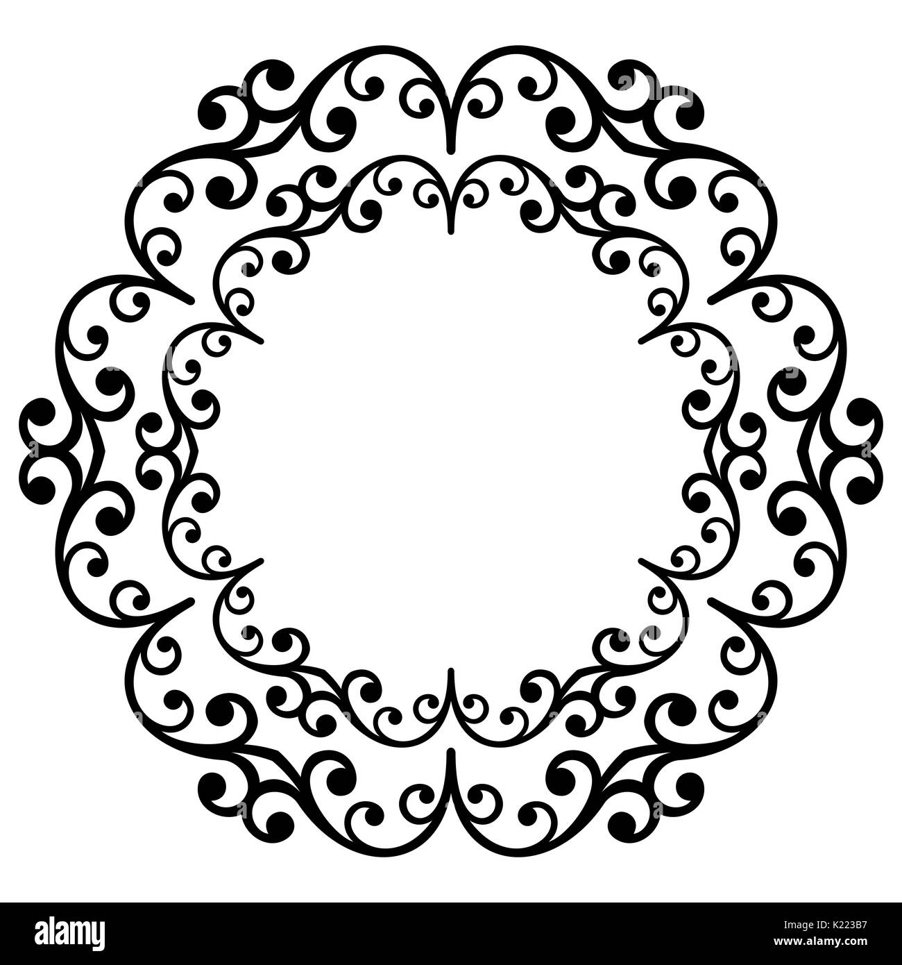 Elegant Ornament in Classic Style Stock Photo - Alamy