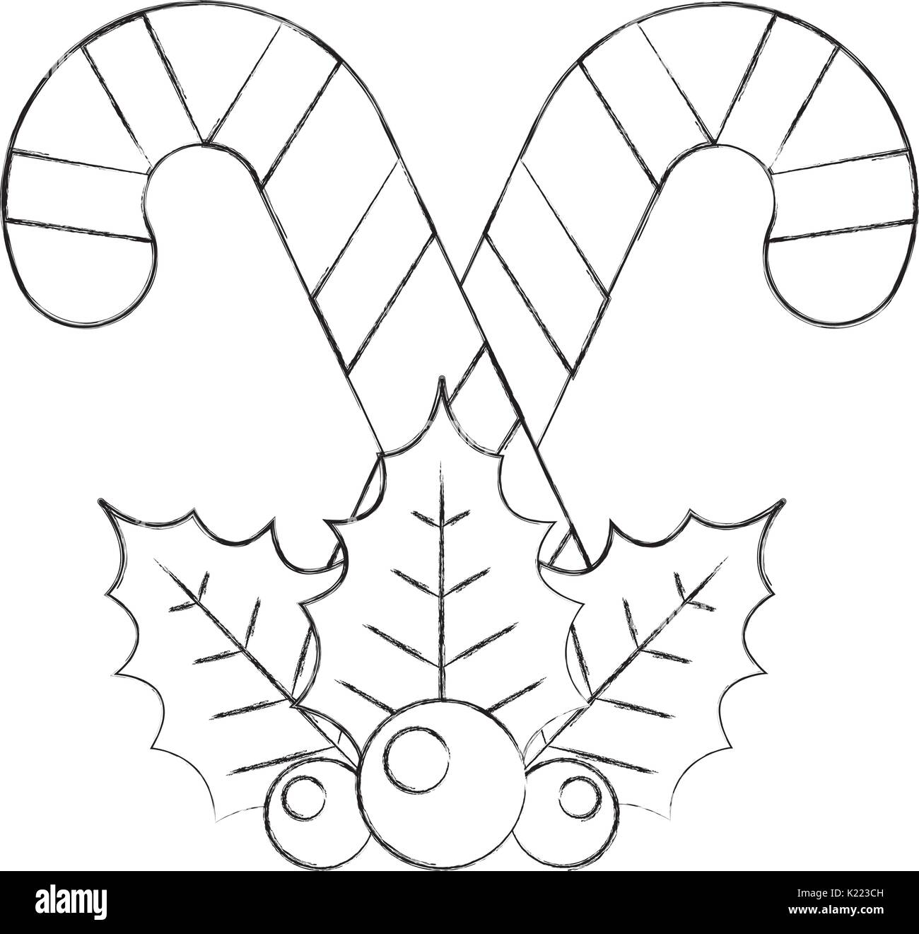 sweet christmas cane icon Stock Vector Image & Art - Alamy