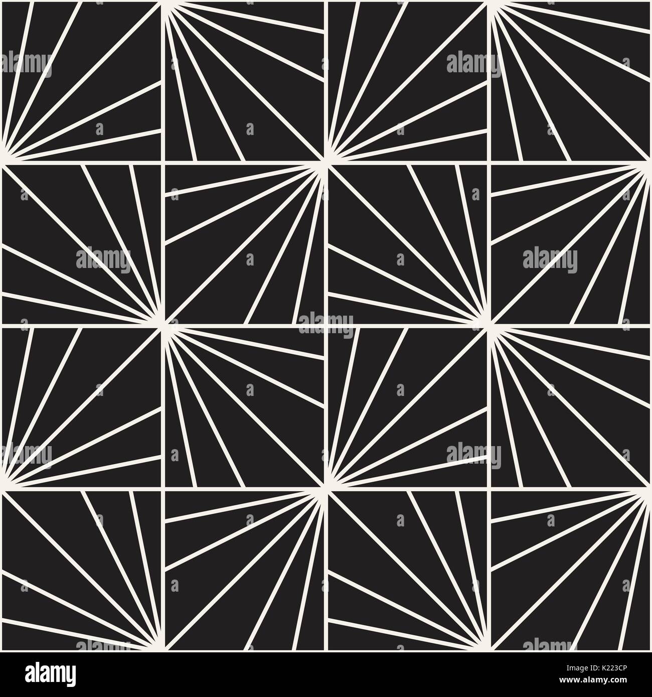 Seamless Pattern With Lines Lattice Vector Abstract Geometric