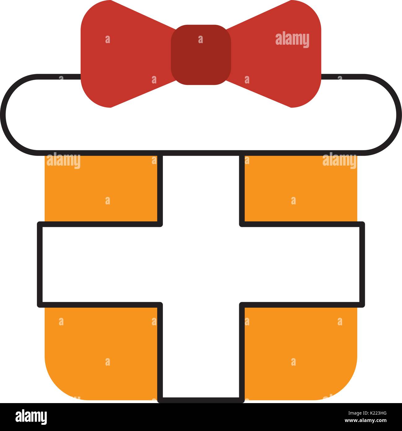 gift box present icon Stock Vector Image & Art - Alamy