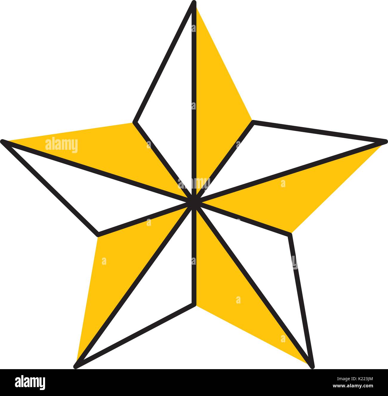 christmas star isolated icon Stock Vector Image & Art - Alamy