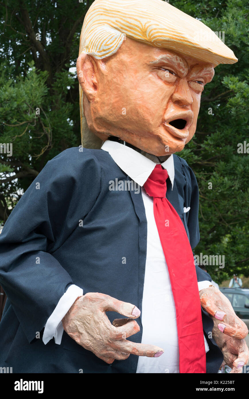 An effigy of Donald Trump in the Fremont Solstice Parade, Seattle ...