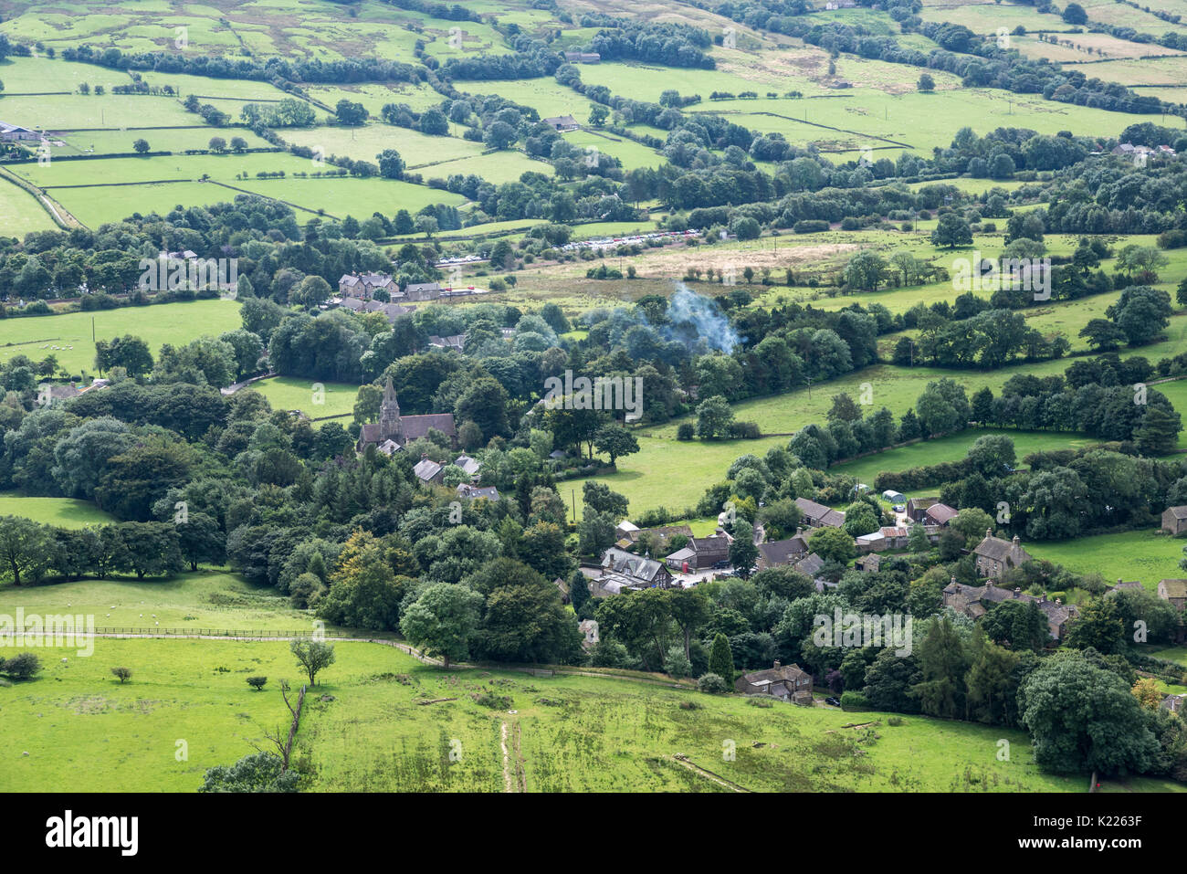 Edale village peak district hi-res stock photography and images - Alamy