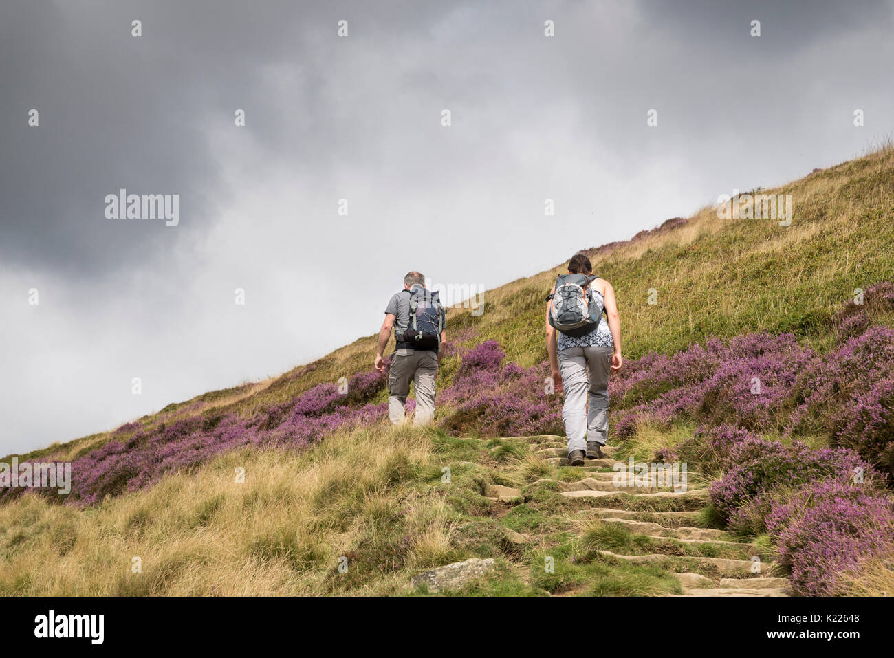 Uphill footpath hi-res stock photography and images - Alamy