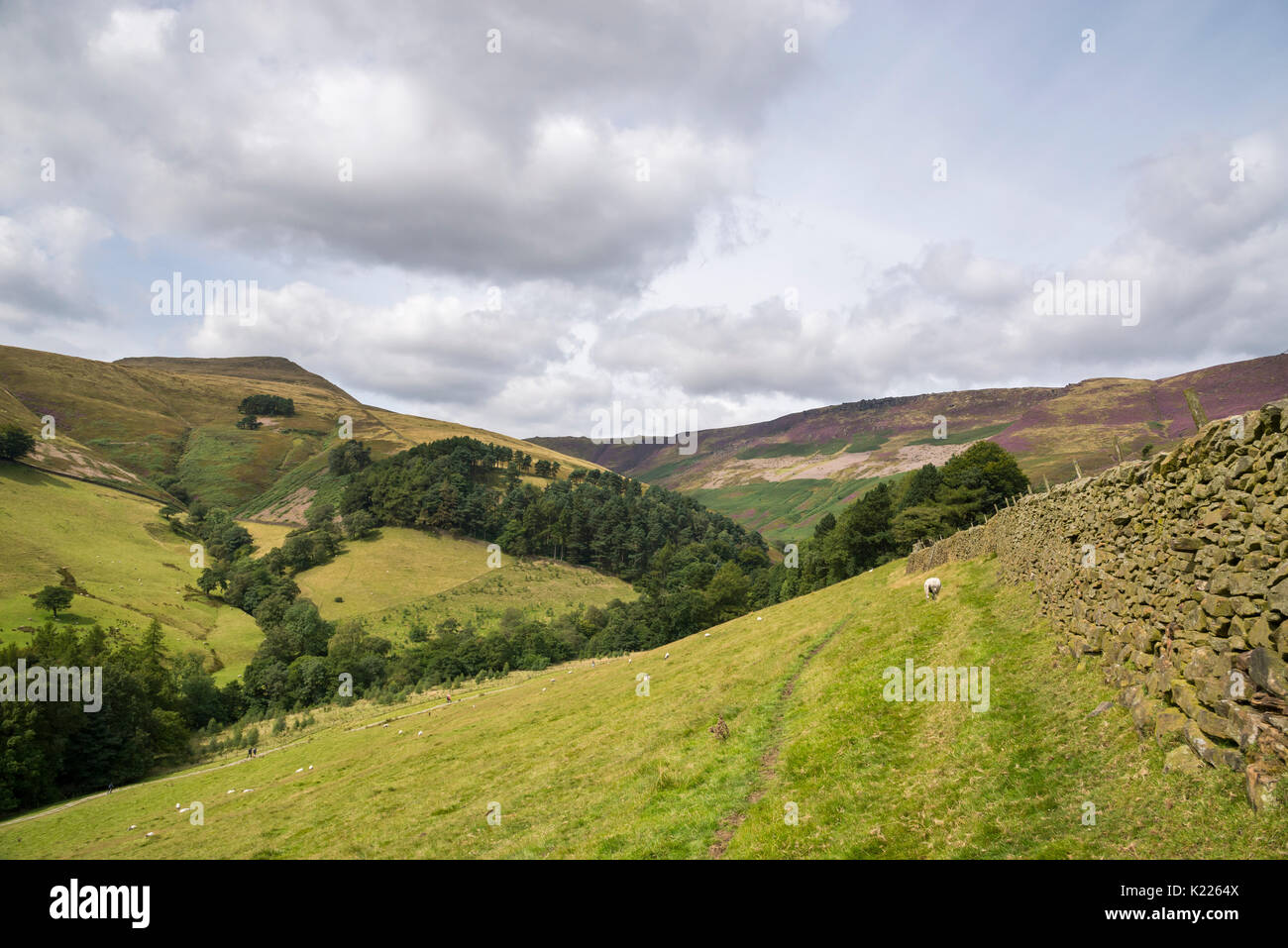 Grindslow Knoll near Edale in the Peak District national park ...