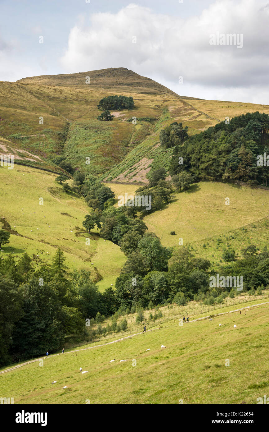 Grindslow Knoll near Edale in the Peak District national park ...