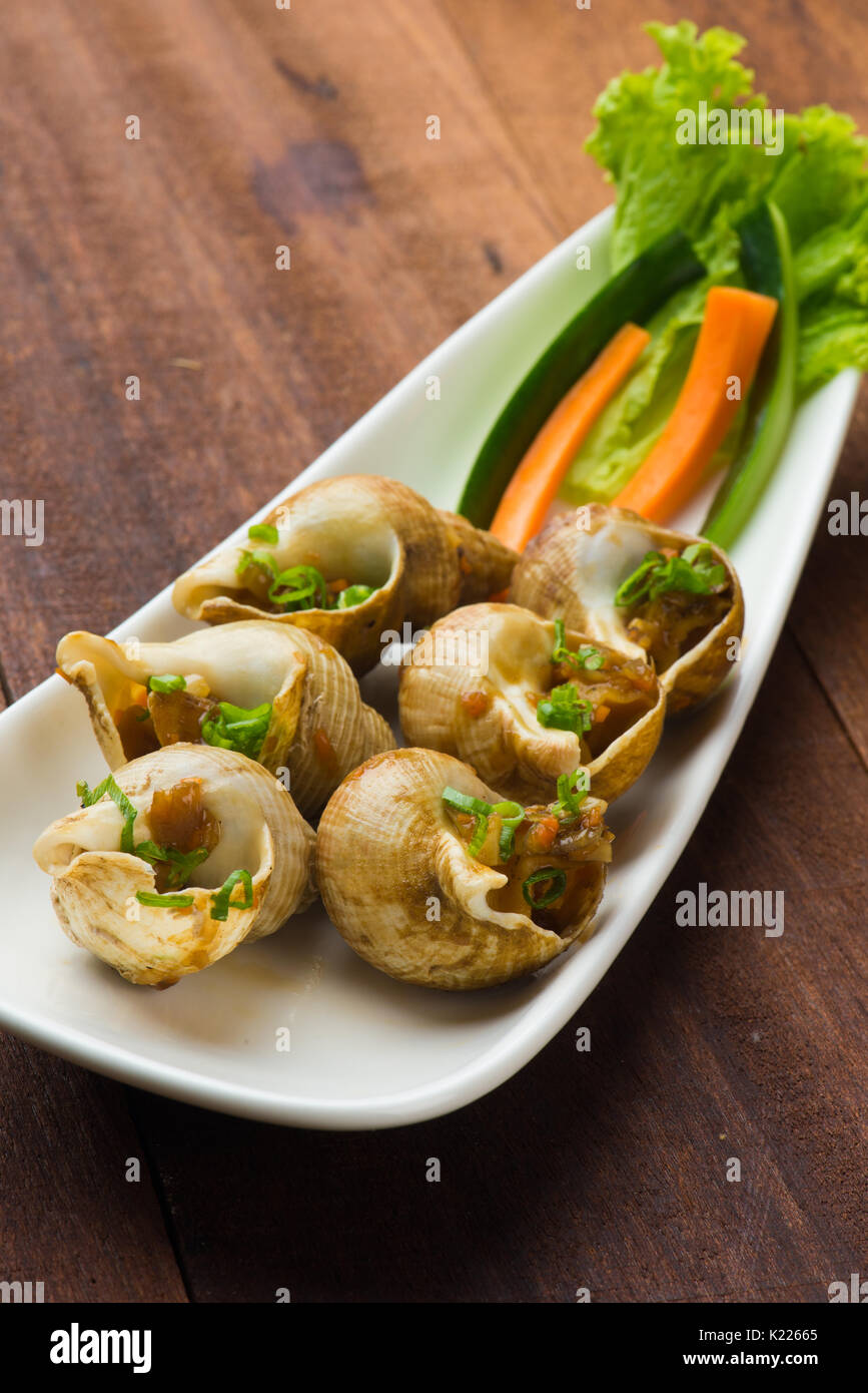 delicious sea snails Stock Photo - Alamy
