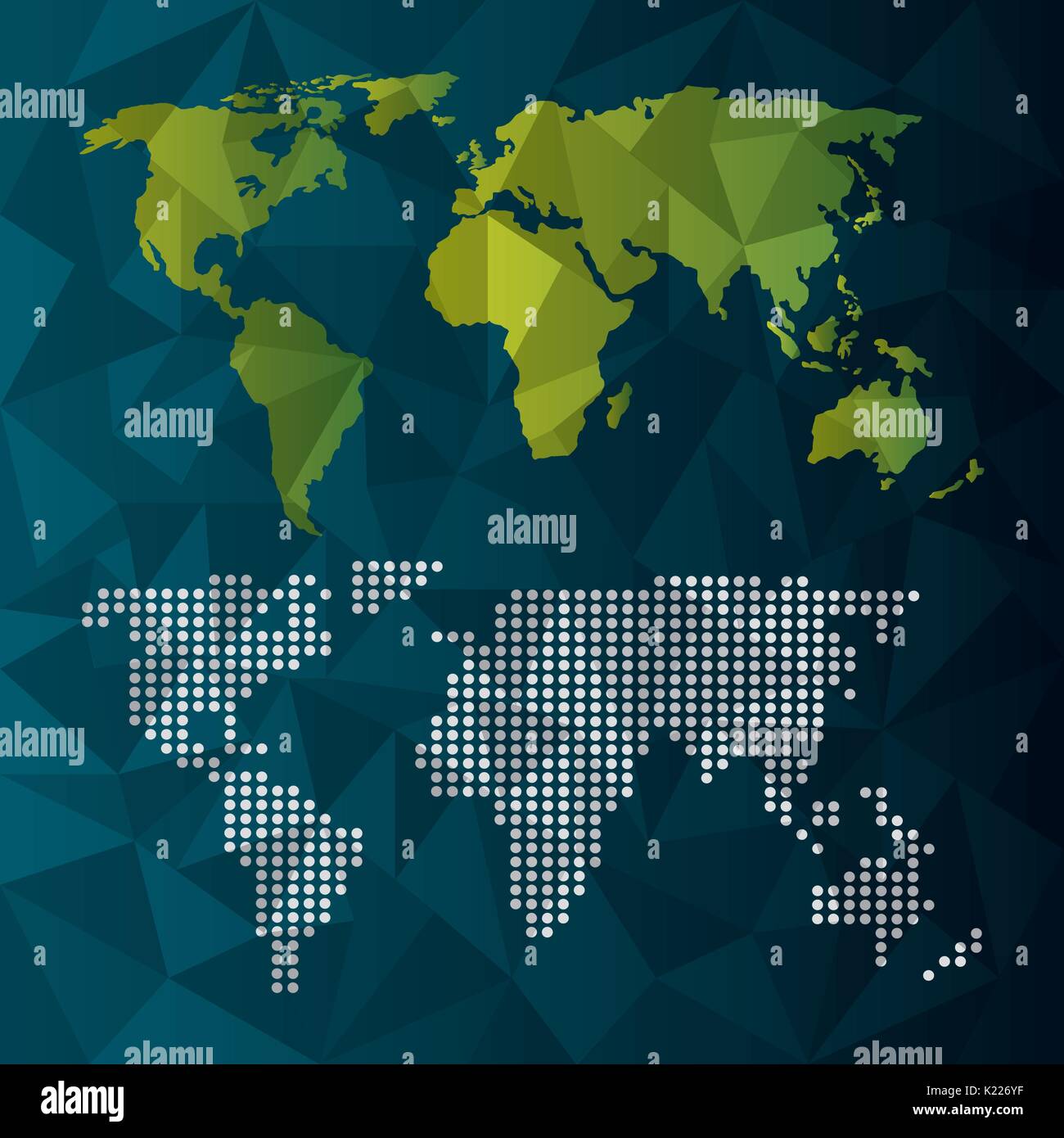 world infographic dotted map information network Stock Vector Image ...