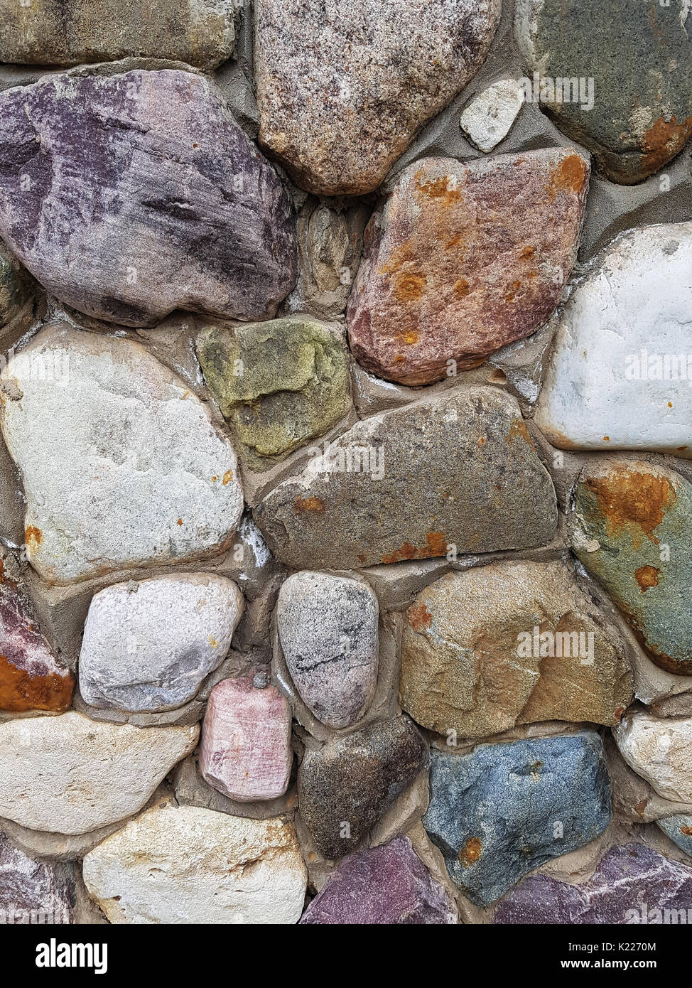 Photo of wall with stones Stock Photo - Alamy