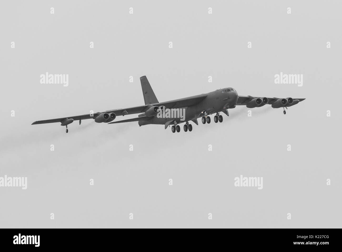 RADOM, POLAND - AUGUST 26: B-52 Stratofortress bomber aircraft of ...