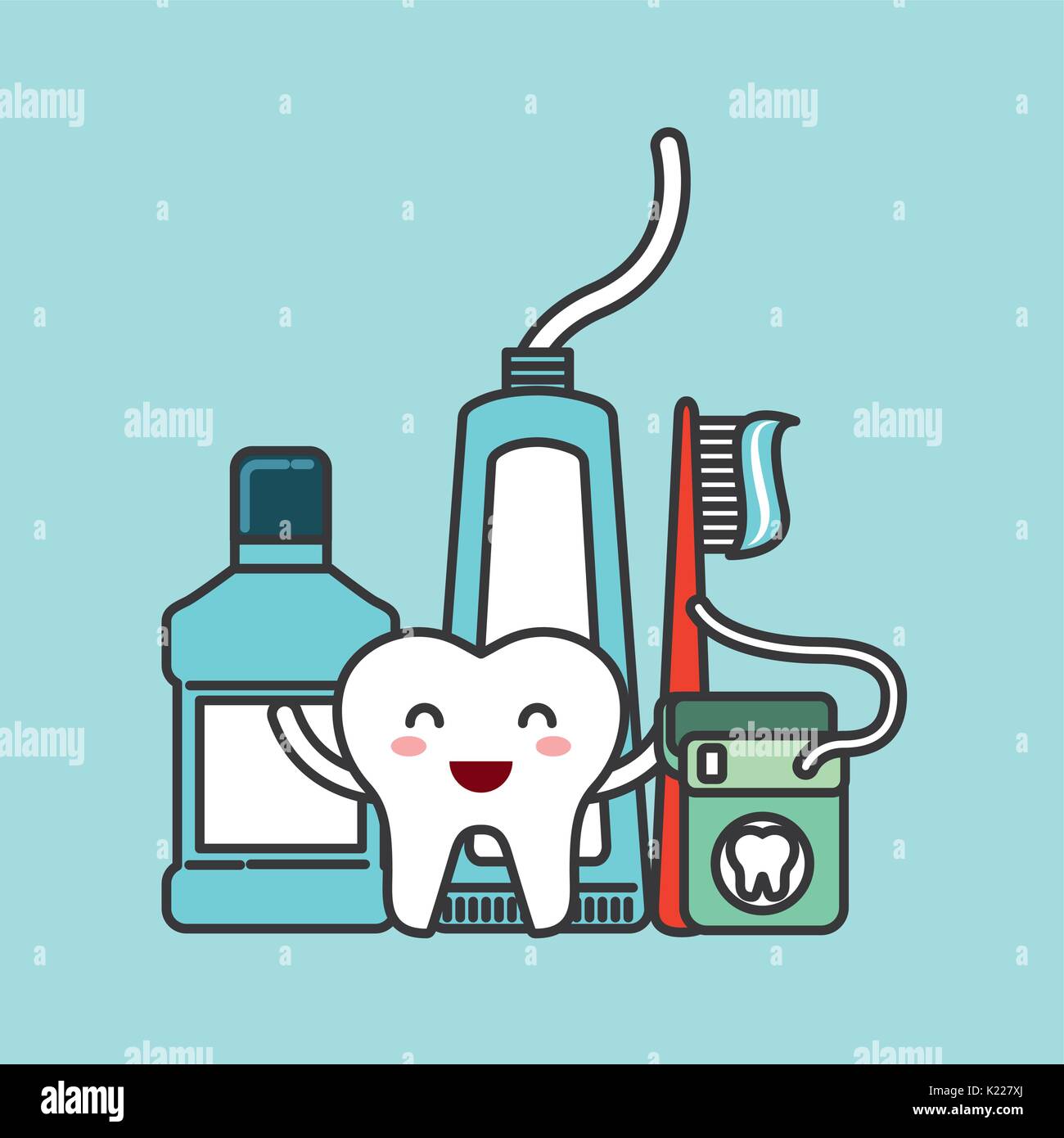 dental hygiene design Stock Vector Image & Art - Alamy