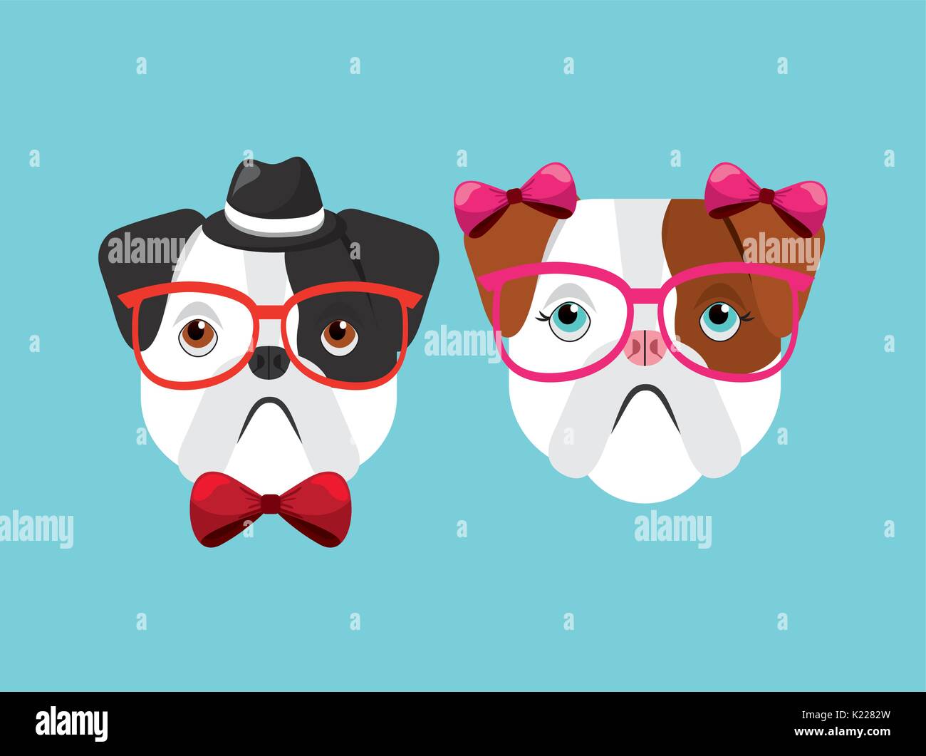 english bulldog design Stock Vector Image & Art - Alamy