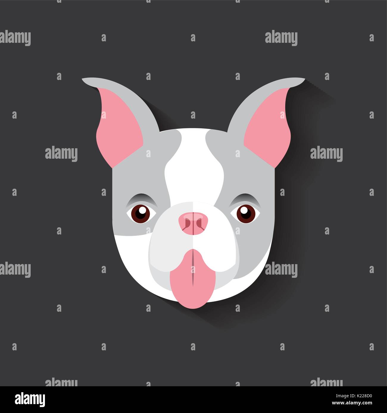 french bulldog design Stock Vector Image & Art - Alamy