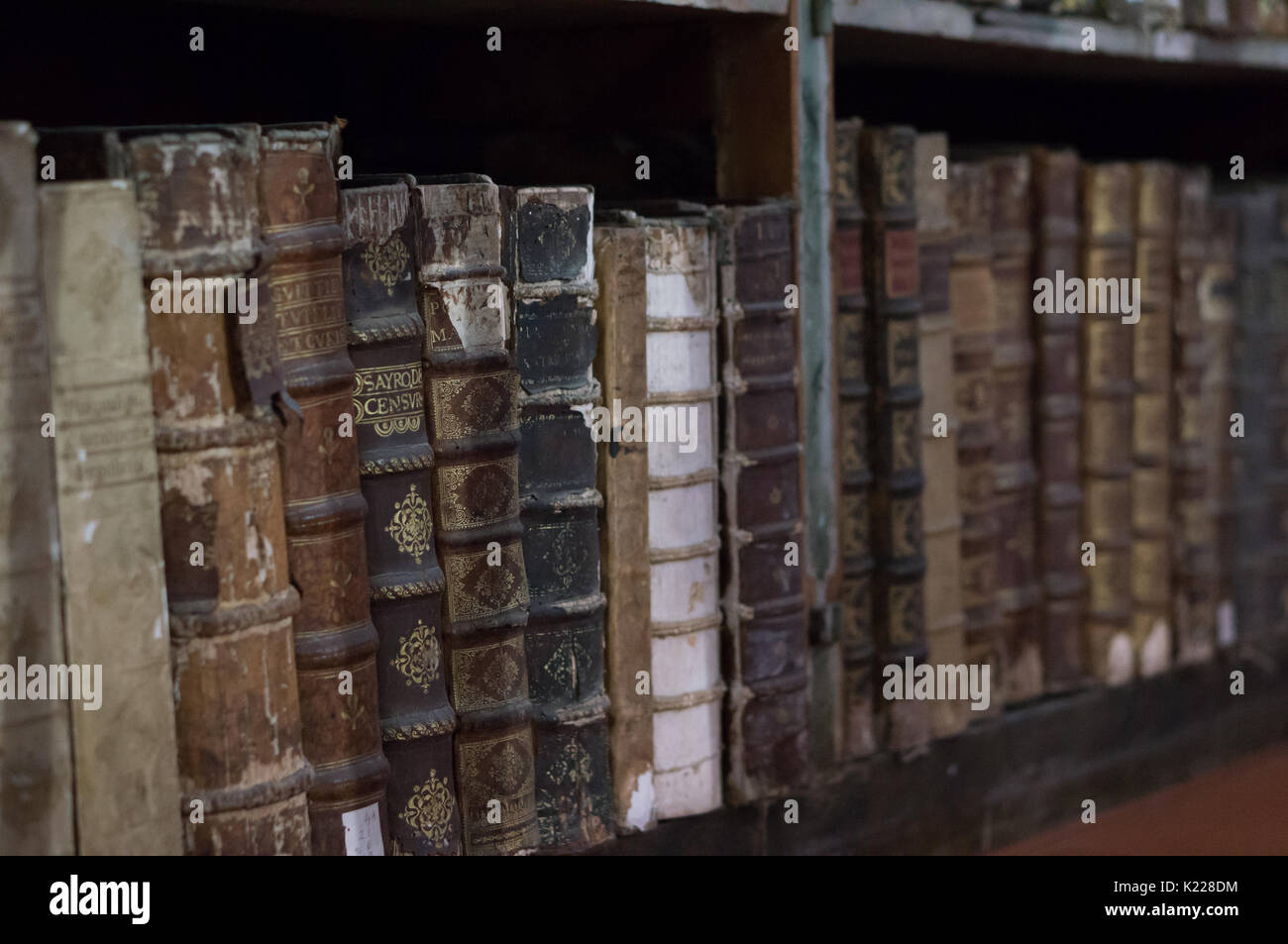 Historical books from the 16th century in the Joanina Library in ...