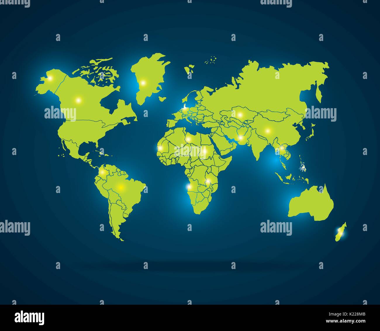 world map design Stock Vector Image & Art - Alamy