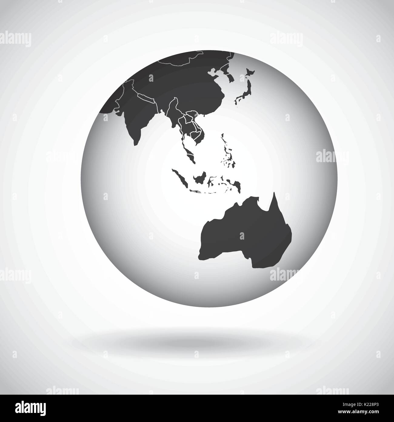 oceania continent design Stock Vector Image & Art - Alamy