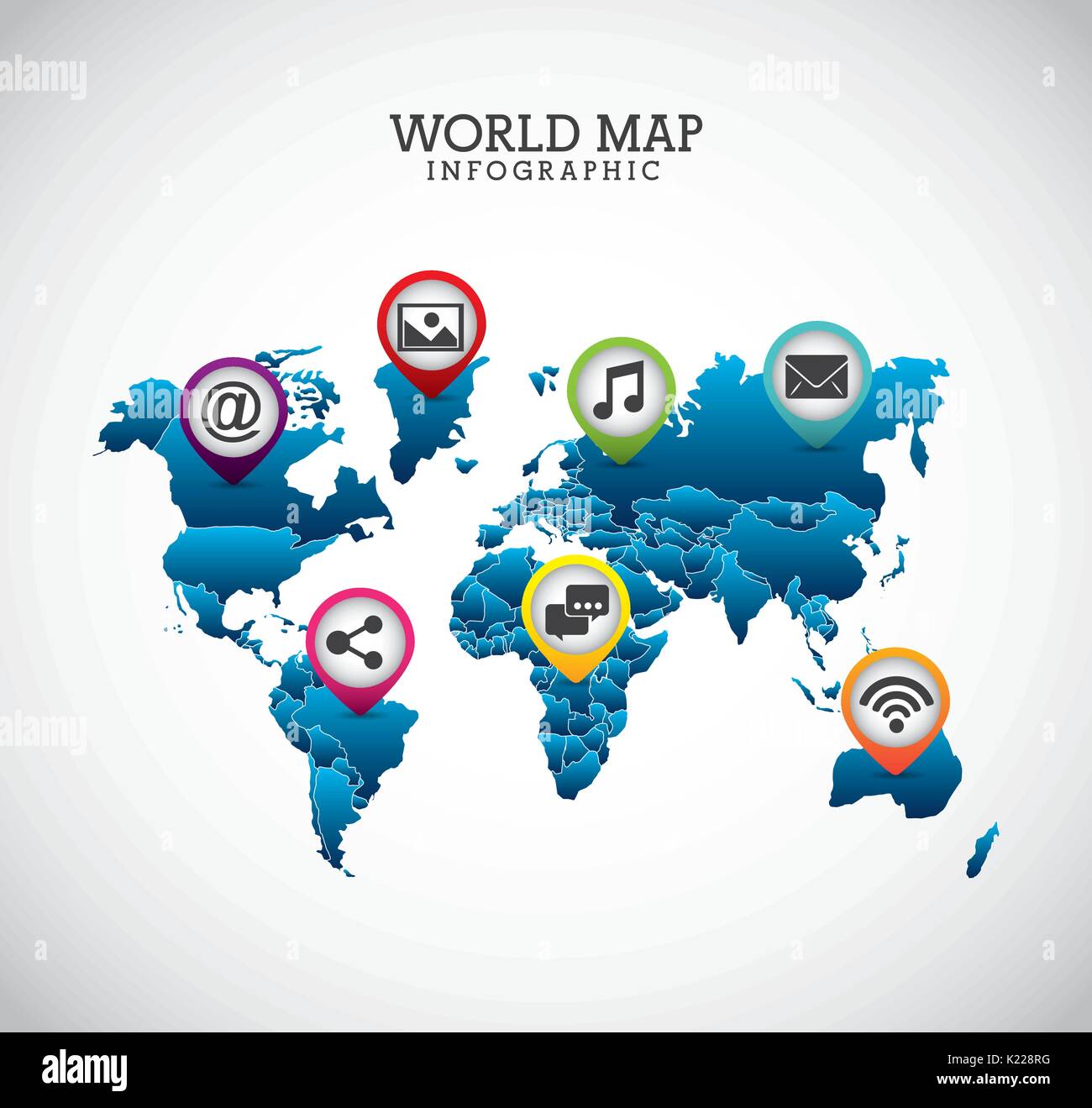 world map design Stock Vector Image & Art - Alamy