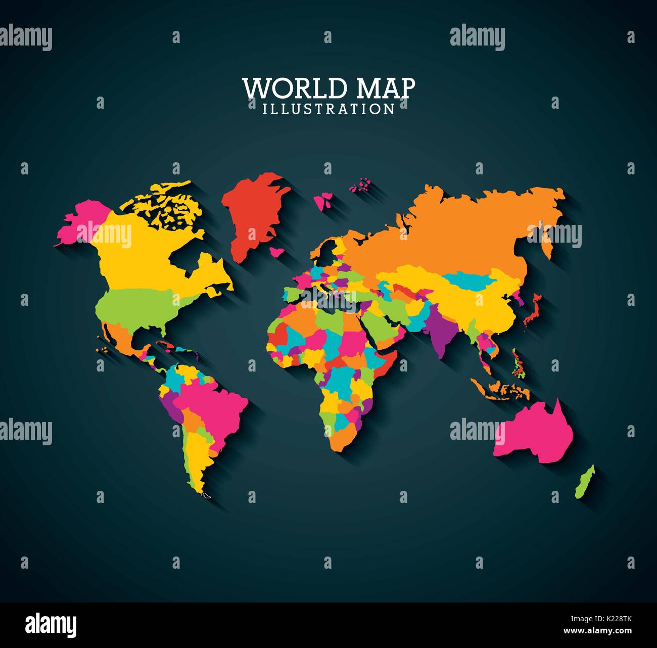 world map design Stock Vector Image & Art - Alamy