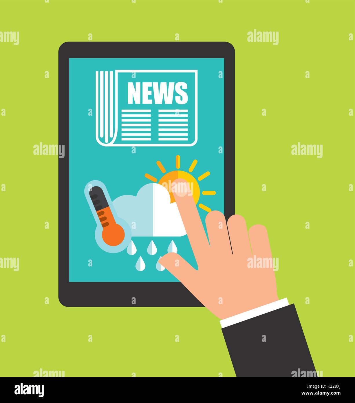 weather news design Stock Vector Image & Art - Alamy