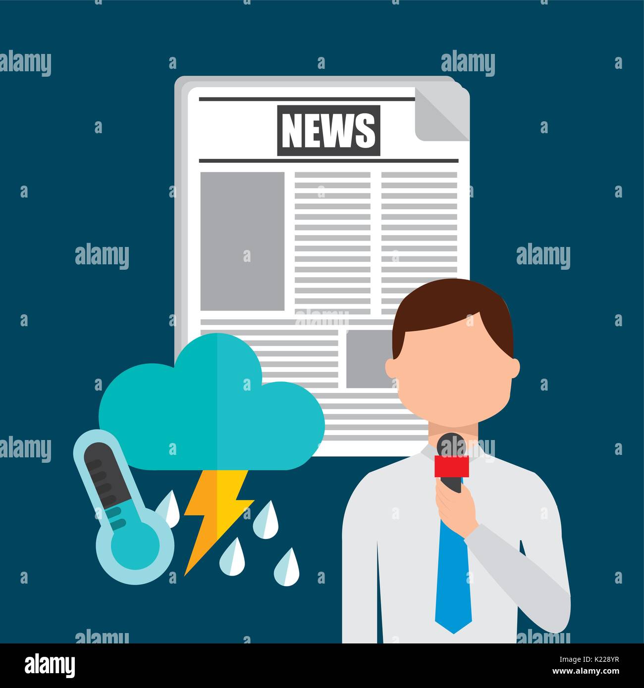 weather news design Stock Vector Image & Art - Alamy