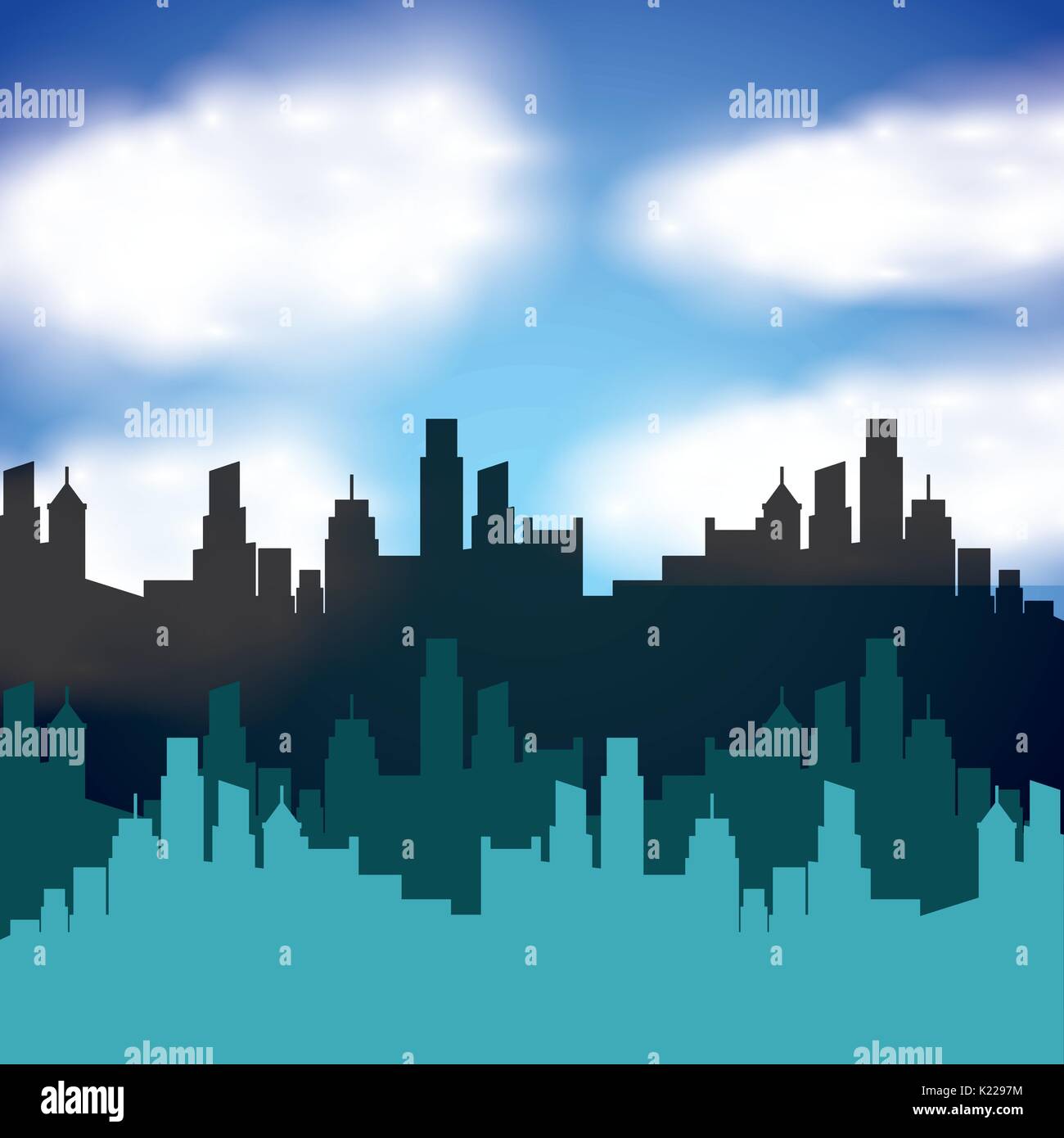 cityscape skyline design Stock Vector Image & Art - Alamy