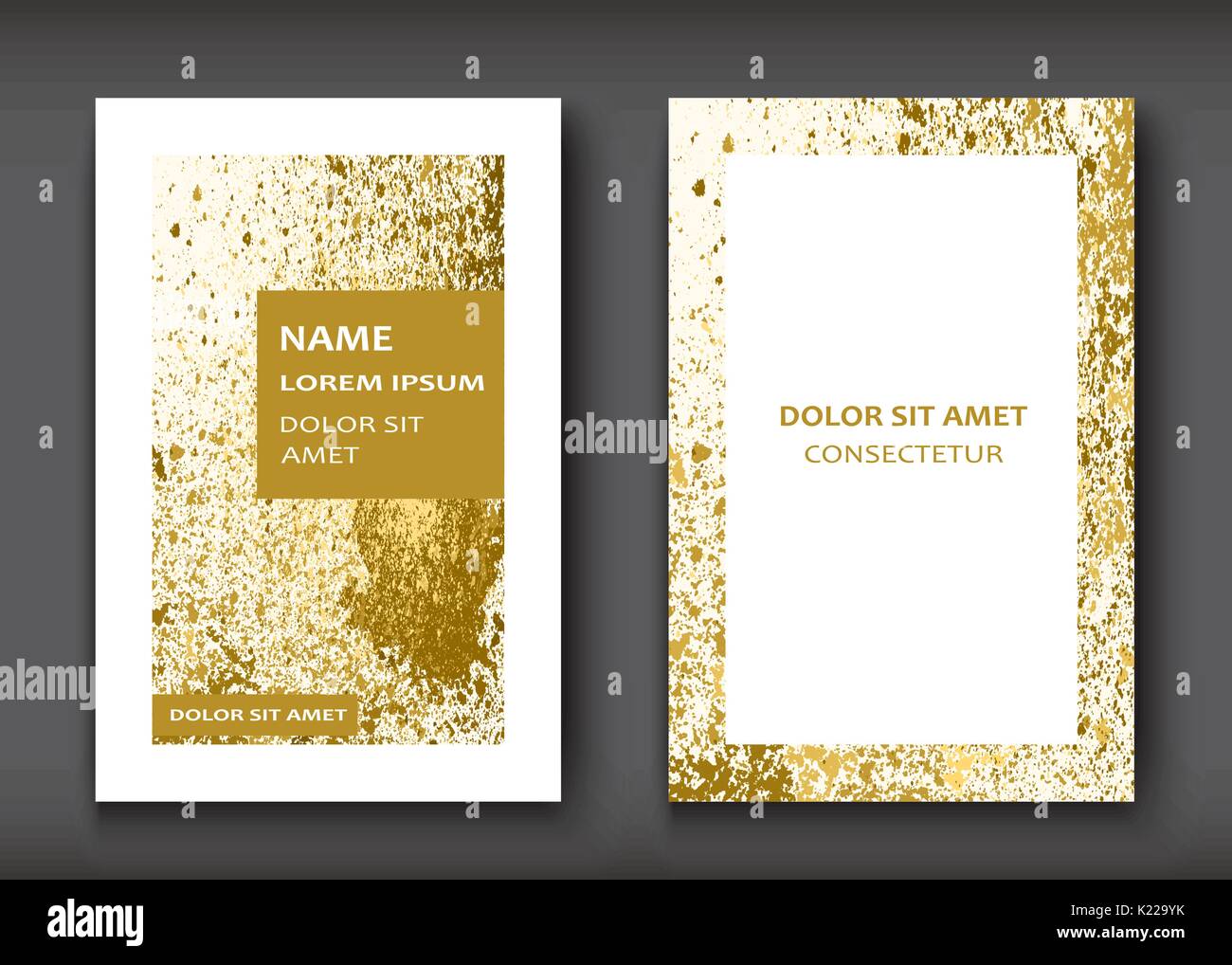 Gold paint splash, splatter explosion glitter artistic frame covers ...