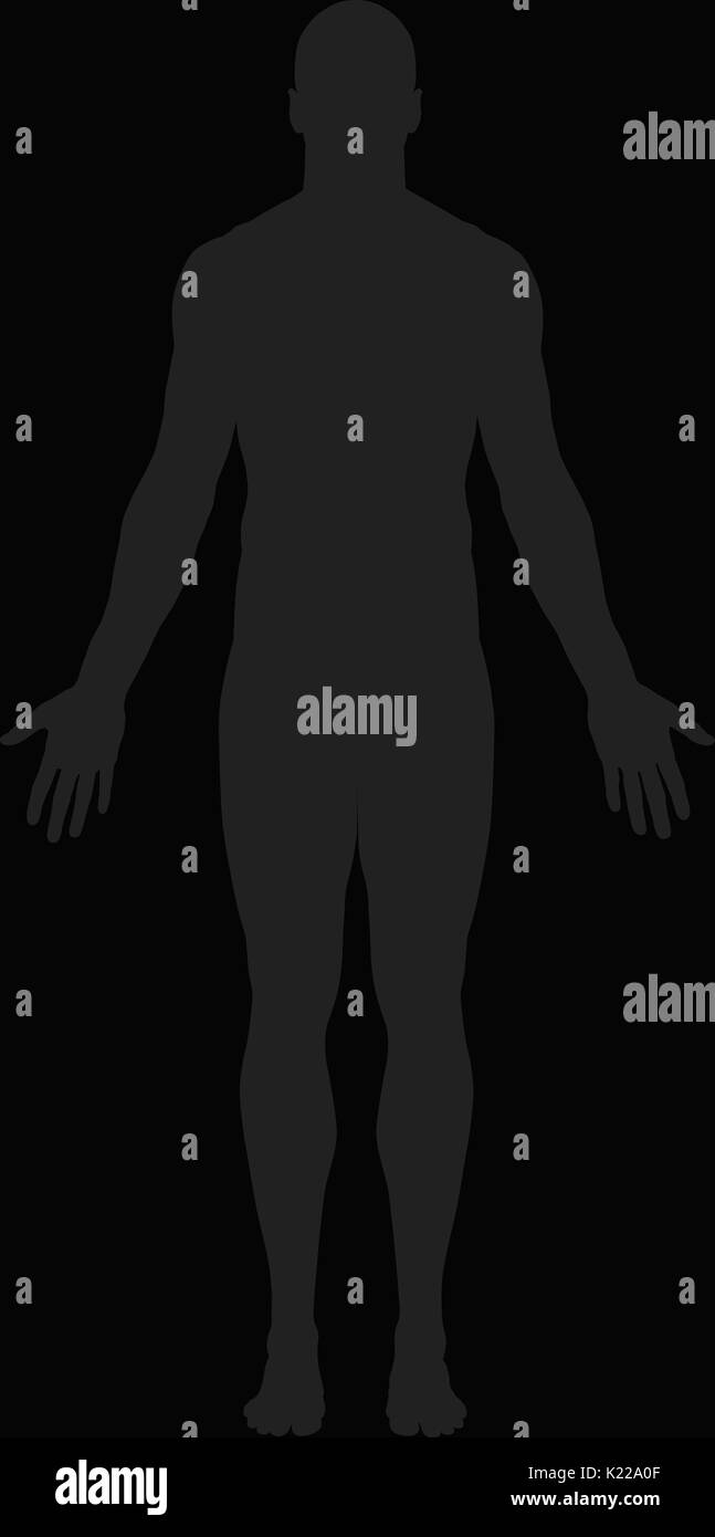 Man anterior view Black and White Stock Photos & Images - Alamy