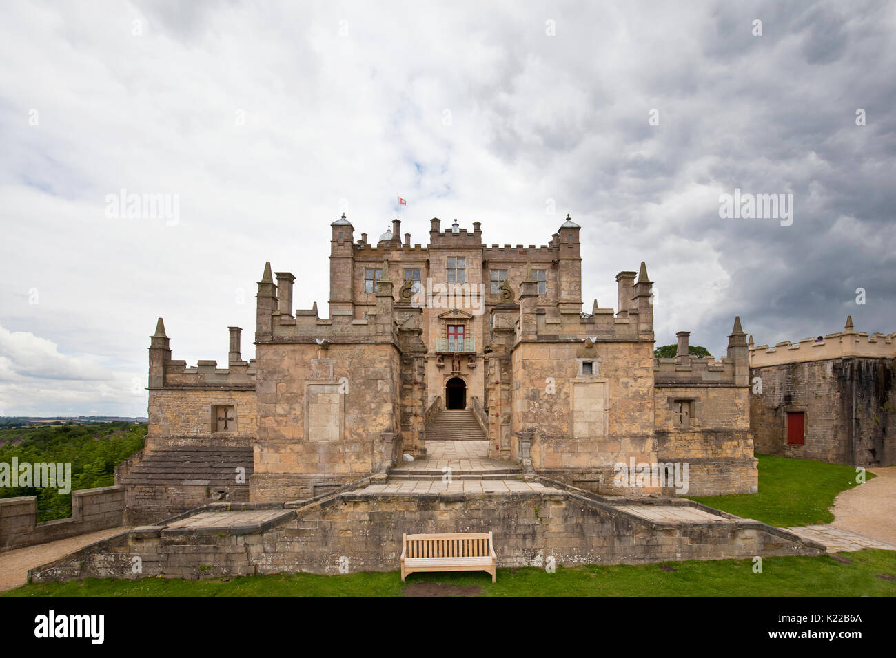 The Little Castle, Bolsover Castle in Derbyshire, built in early the ...