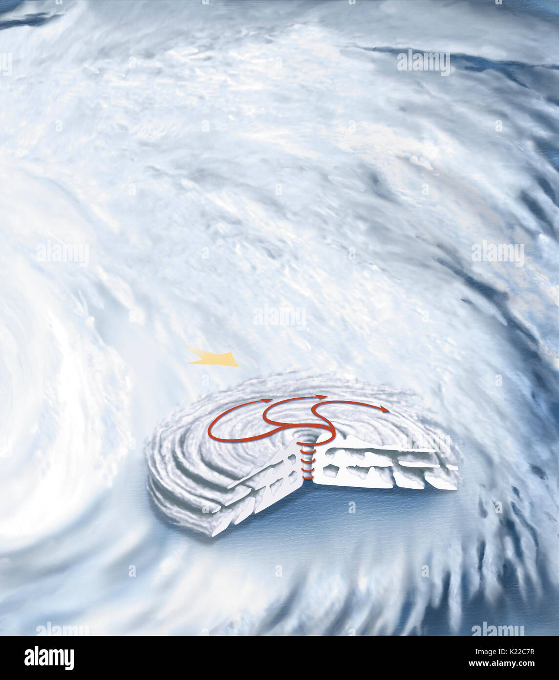 Low-pressure zone that forms over open water in the intertropical ...