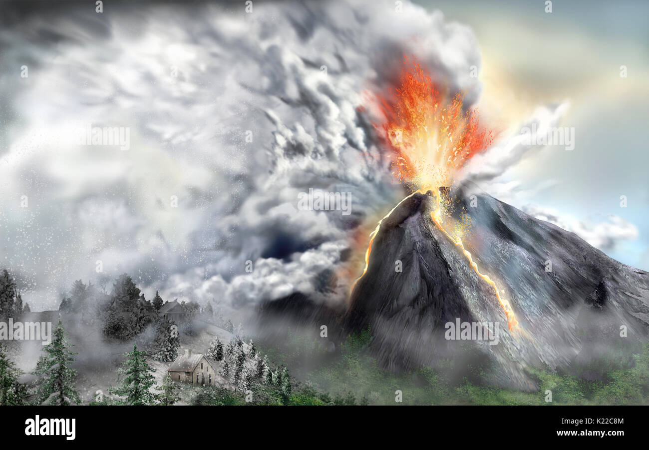 Every year, approximately 60 volcanoes on Earth become active. Some ...