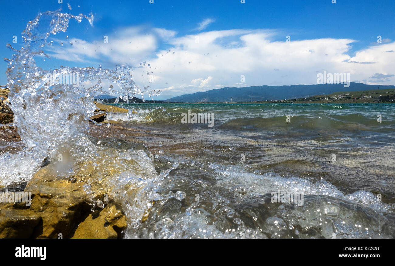 The Tbilisi sea or Tbilisi reservoir landscape in Tbilisi, Georgia ...