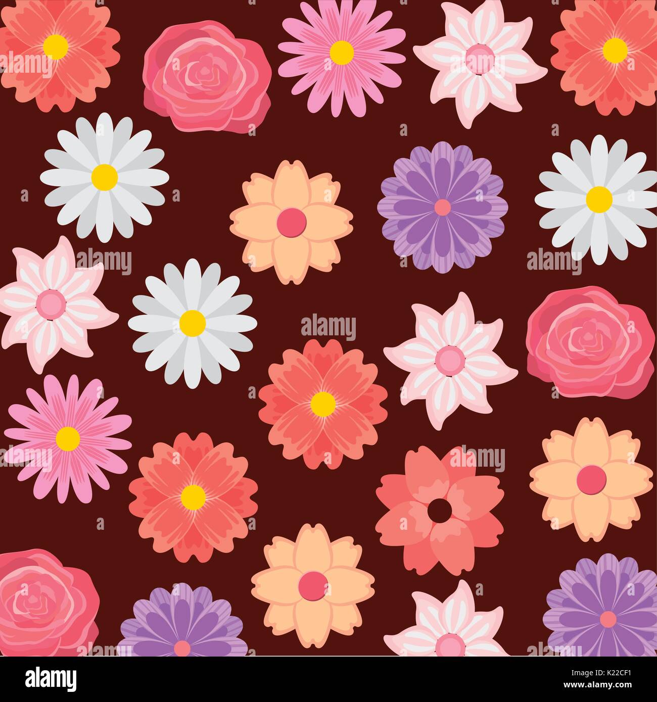 floral pattern design Stock Vector Image & Art - Alamy