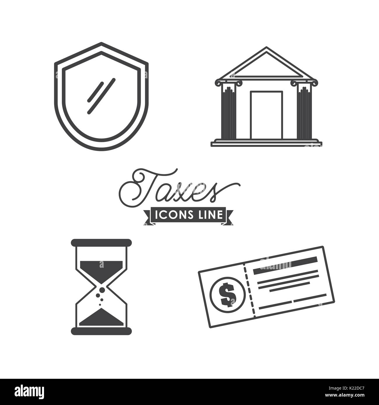 tax time design Stock Vector Image & Art - Alamy