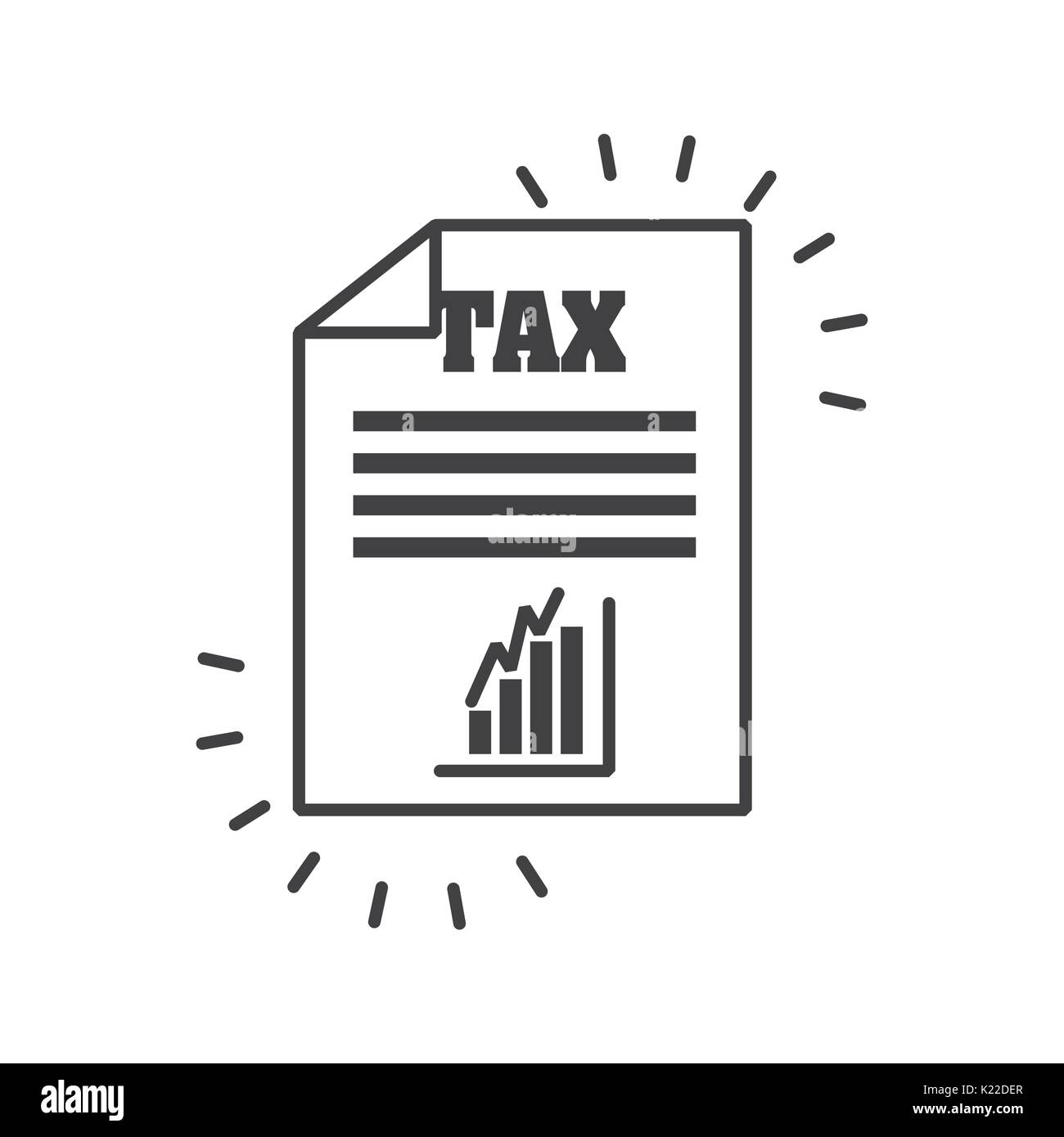 tax time design Stock Vector Image & Art - Alamy