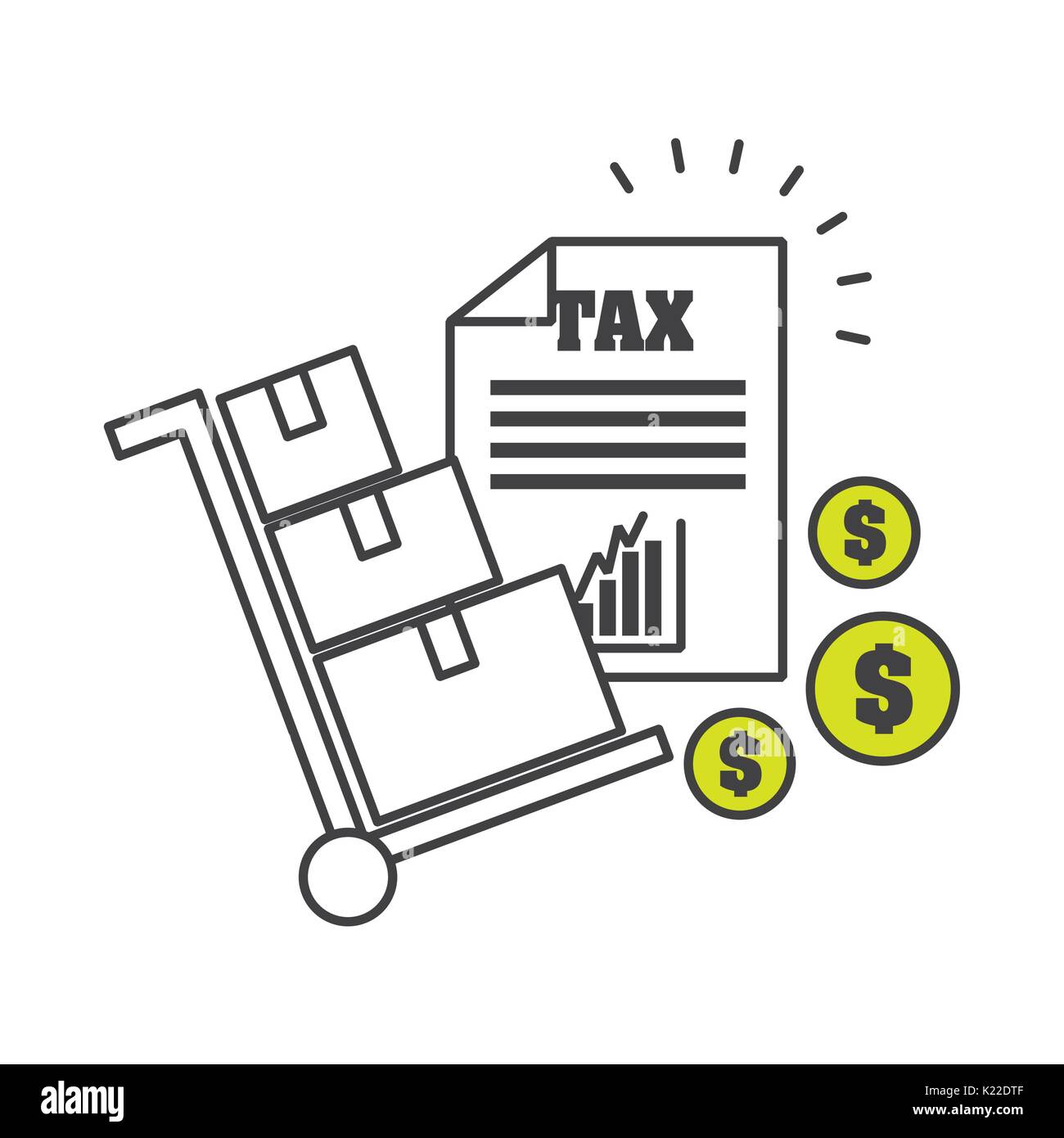 tax time design Stock Vector Image & Art - Alamy