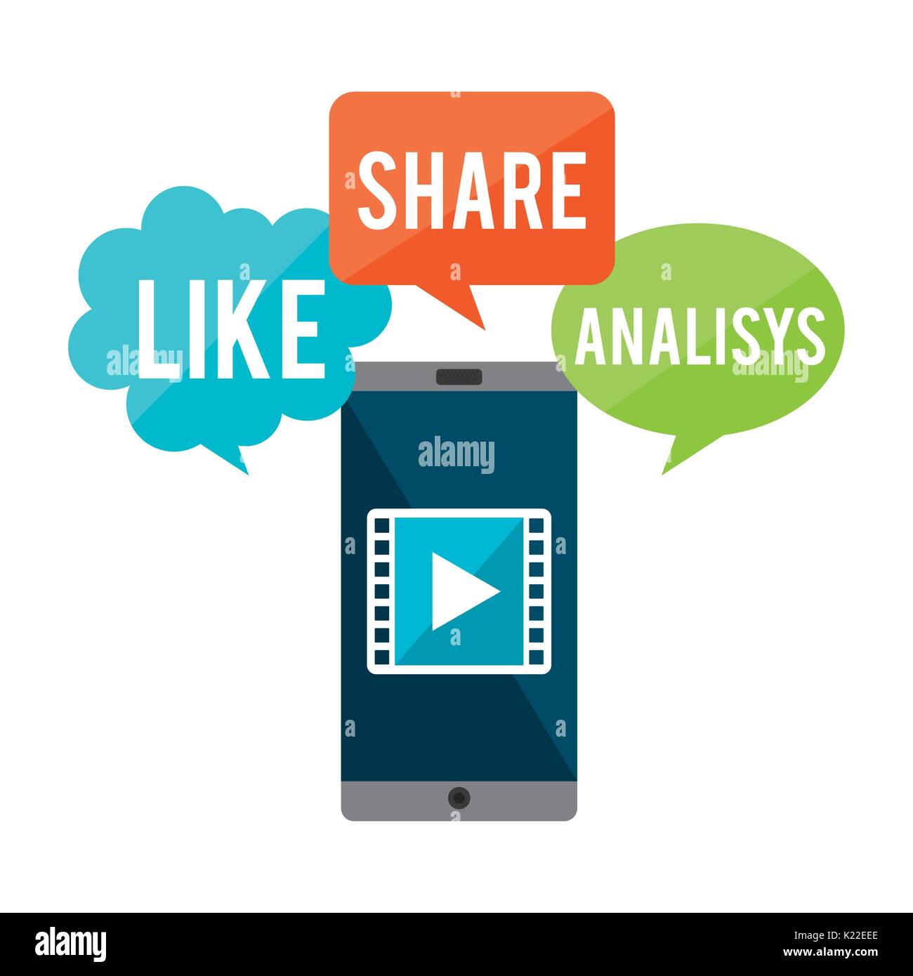 Video messages Cut Out Stock Images & Pictures - Alamy