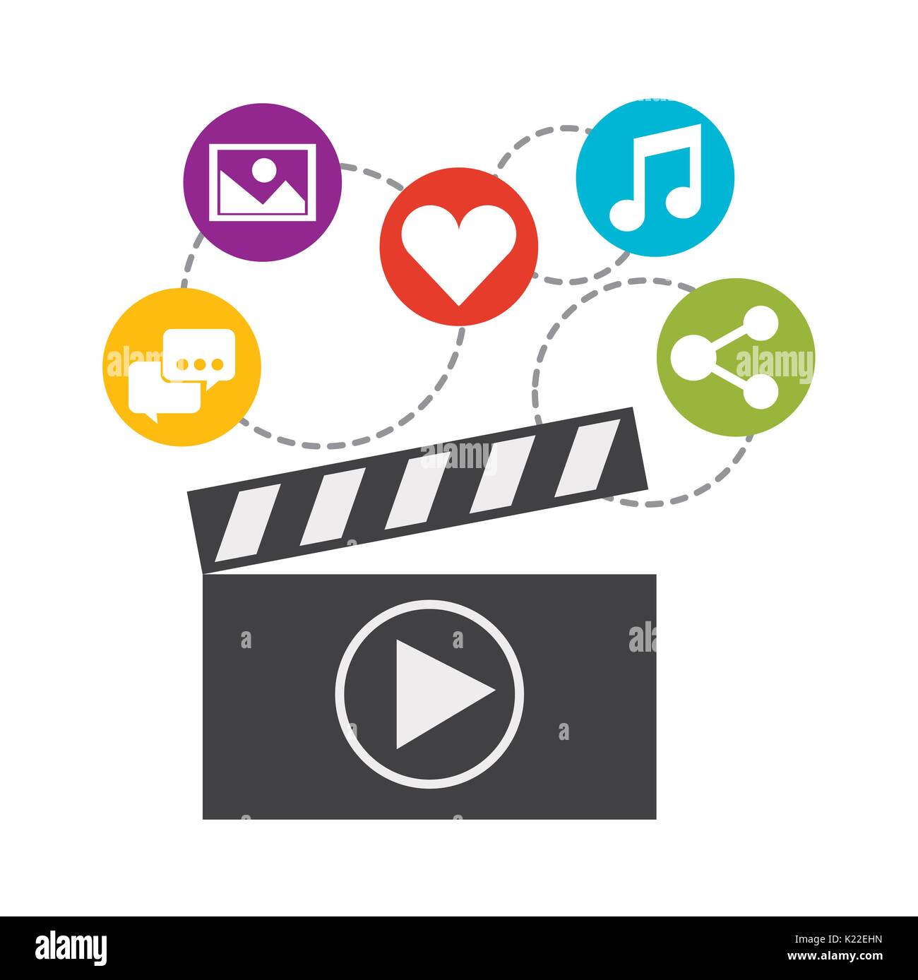 Video chat advertising Cut Out Stock Images & Pictures - Alamy