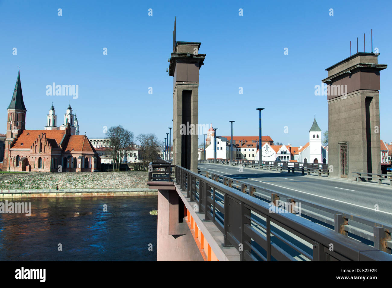 Built in 1930, Vytautas The Great Bridge leads to the old town of ...