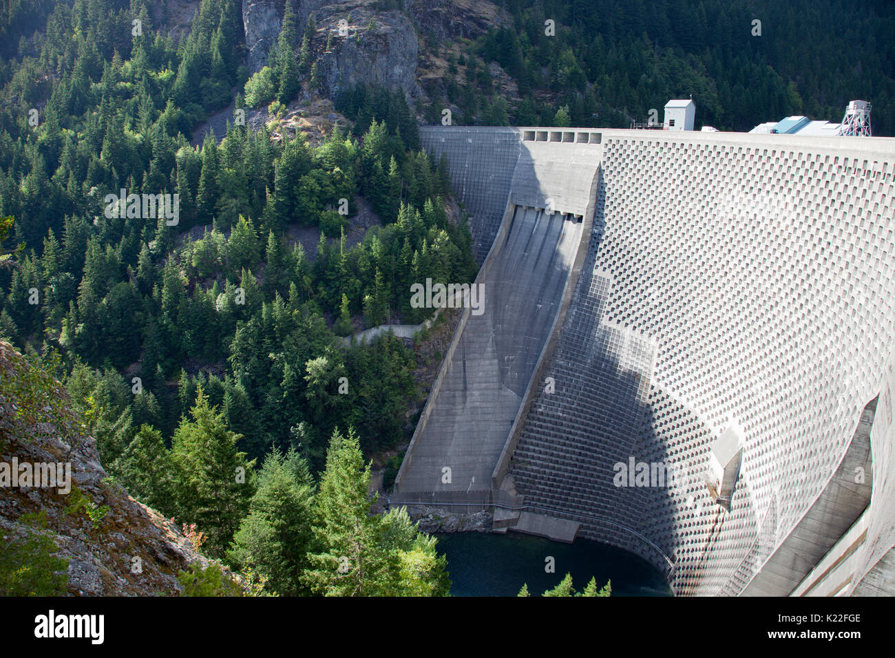 Ross Dam and Ross Lake, State of Washington, USA, America Stock Photo ...