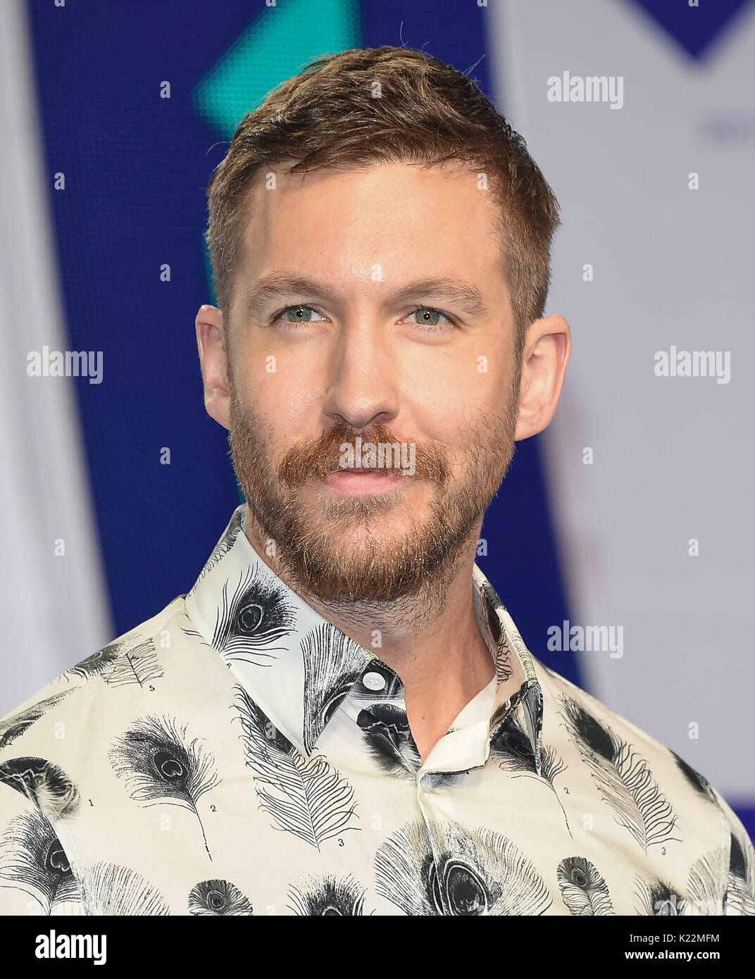 Calvin Harris attending the MTV Video Music Awards 2017 held at The ...
