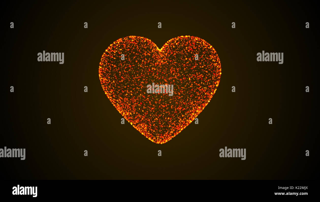 3d heart burst background hi-res stock photography and images - Alamy