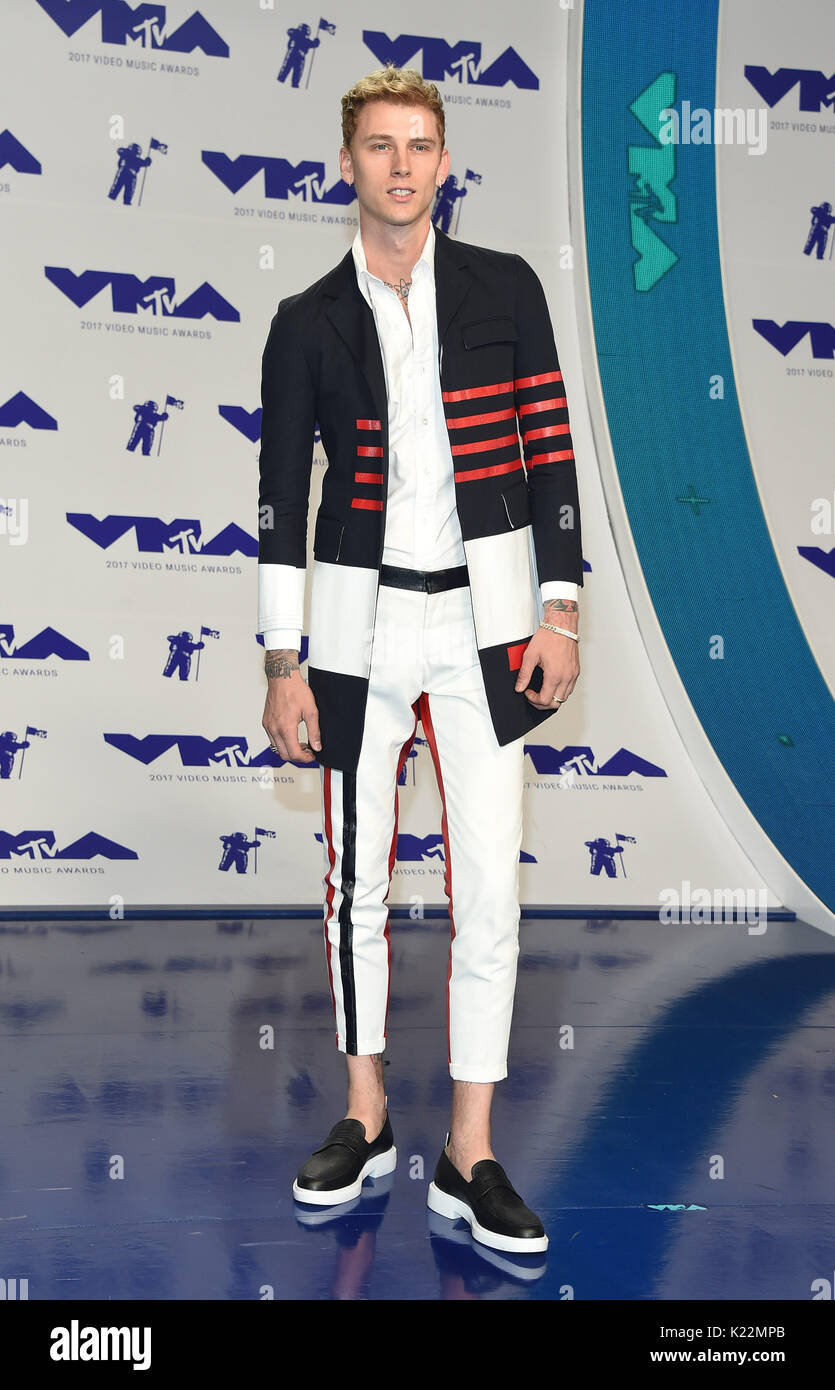 Machine Gun Kelly attending the MTV Video Music Awards 2017 held at The ...