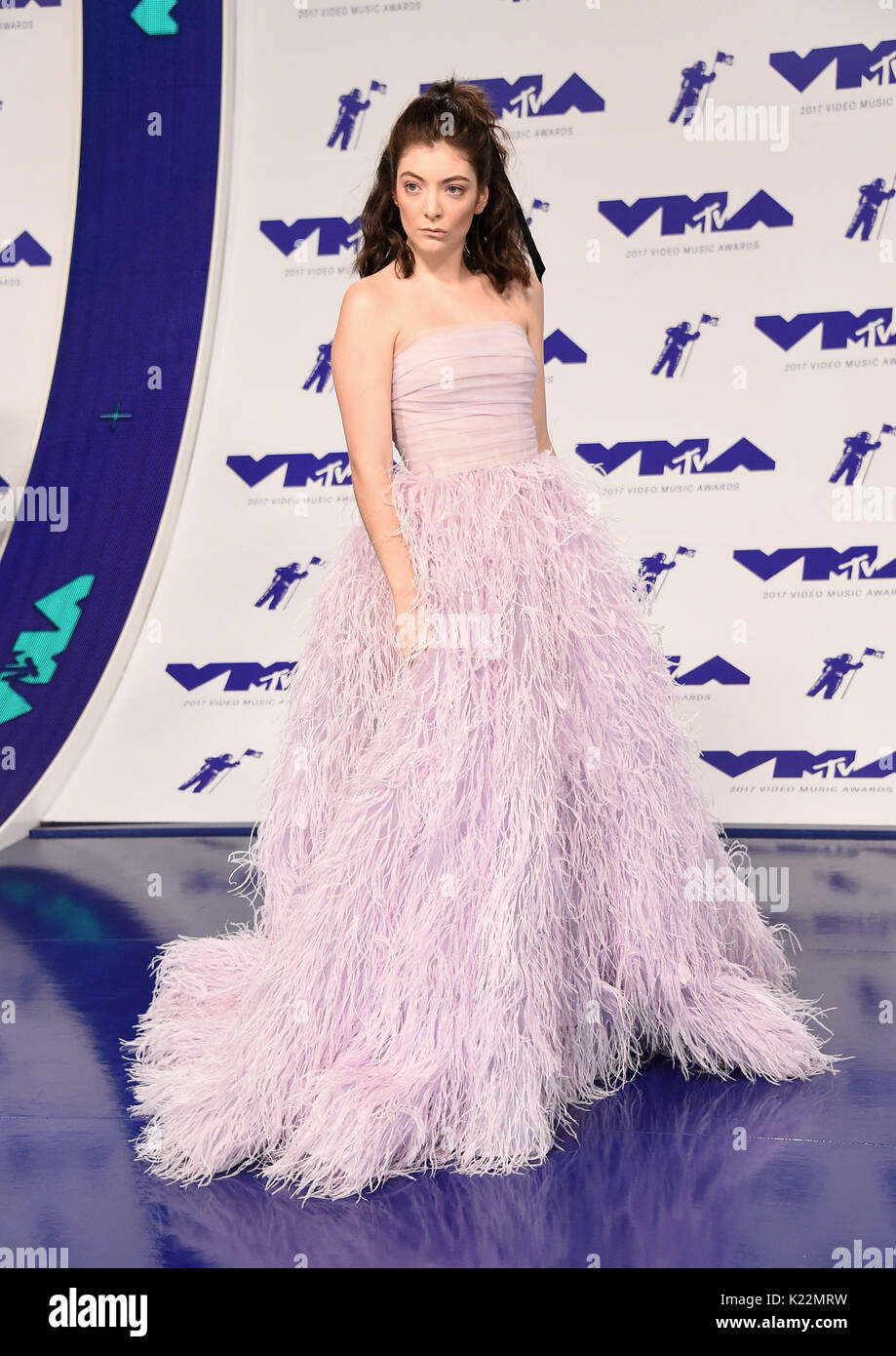 Lorde attending the MTV Video Music Awards 2017 held at The Forum in ...